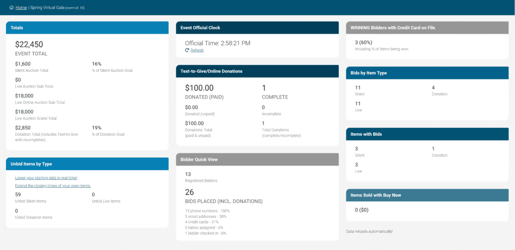 ClickBid | Complete Event Fundraising